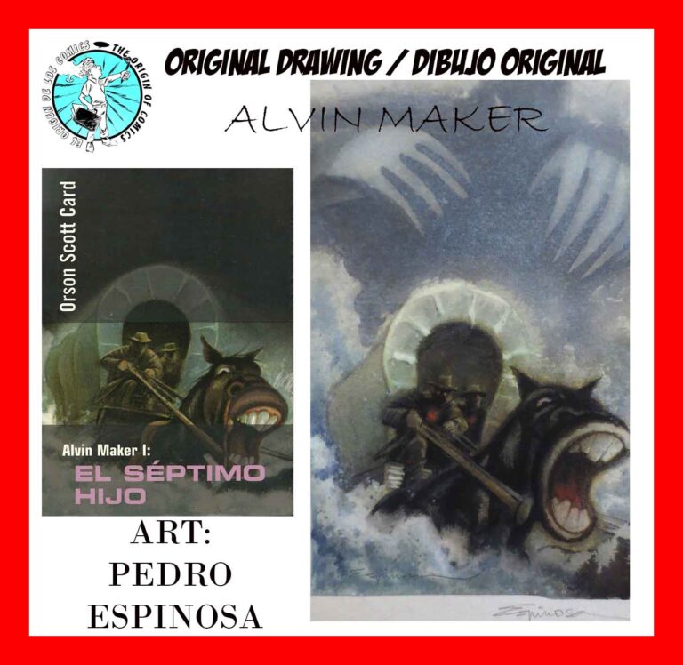 Arte original Espinosa: Portada original Alvin Maker / Orson Scott Card ...