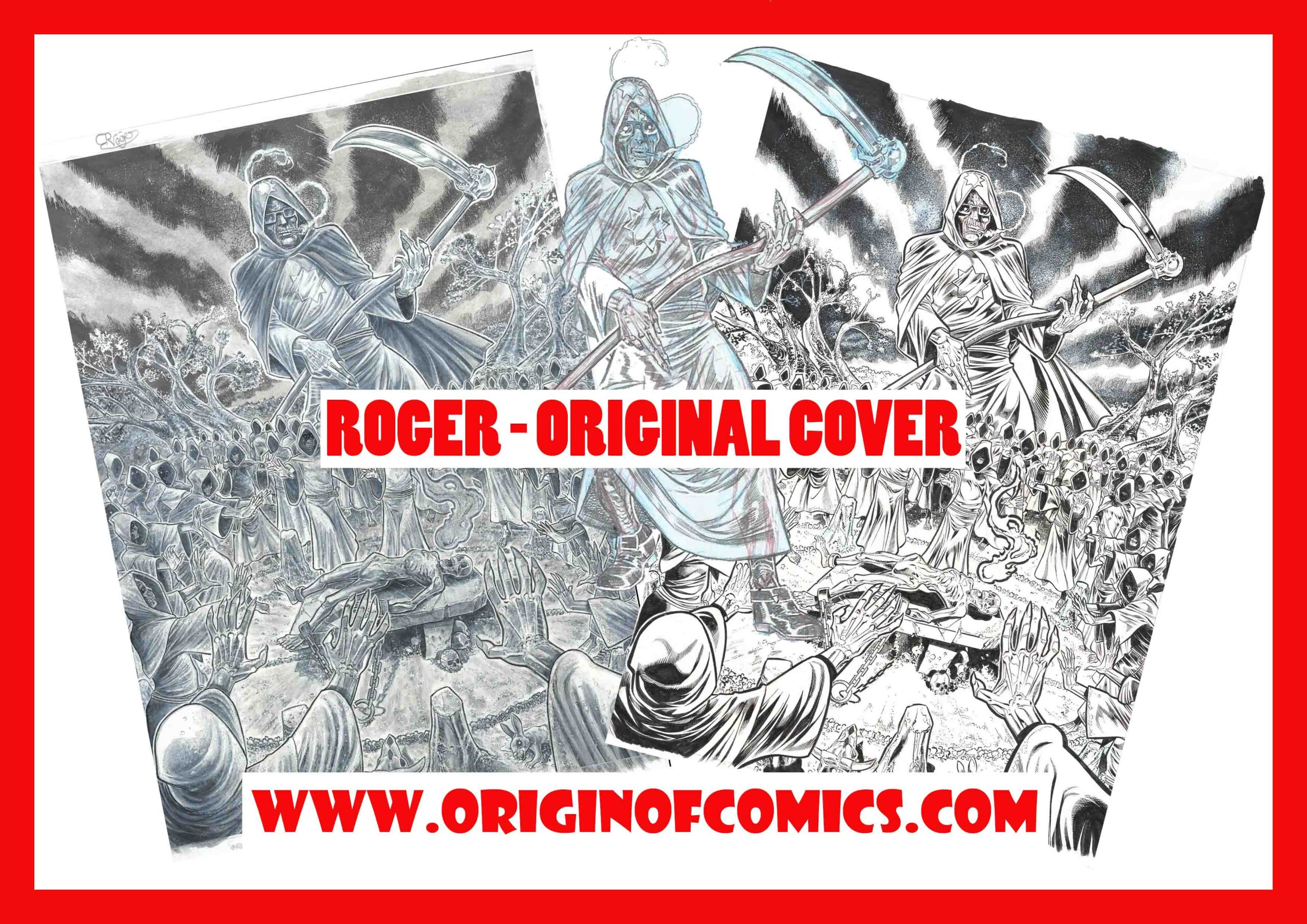 Original portada: Necromaniacs - Roger - Origin Of Comics