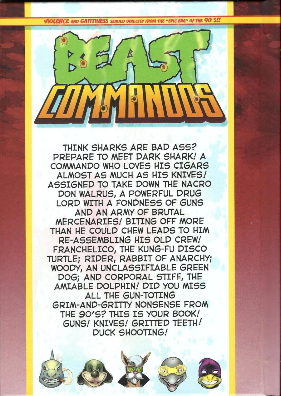 Dibujo original+ Cómic: Beast Commandos - Roger - Origin Of Comics